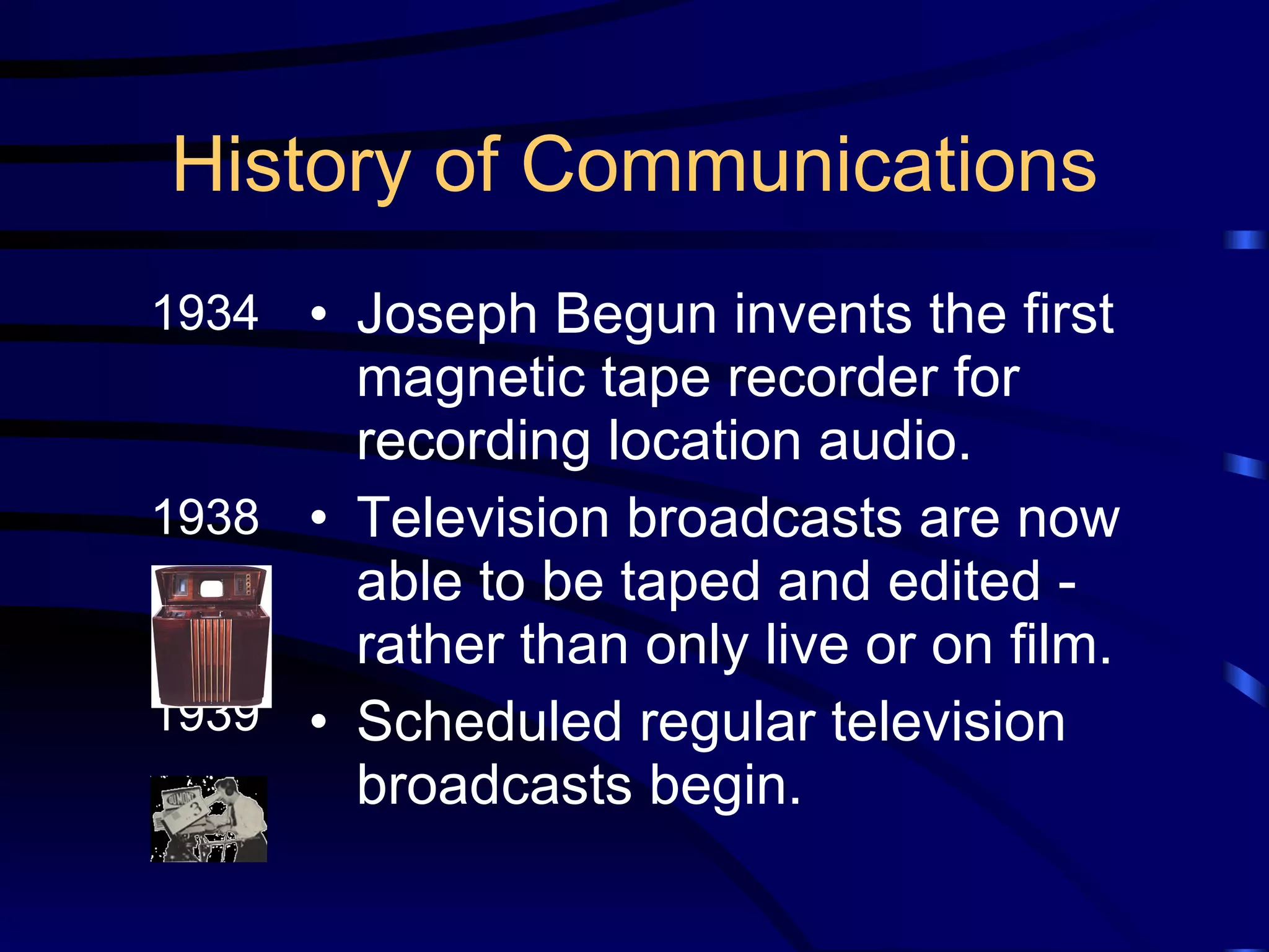 History Of Communications | PPT