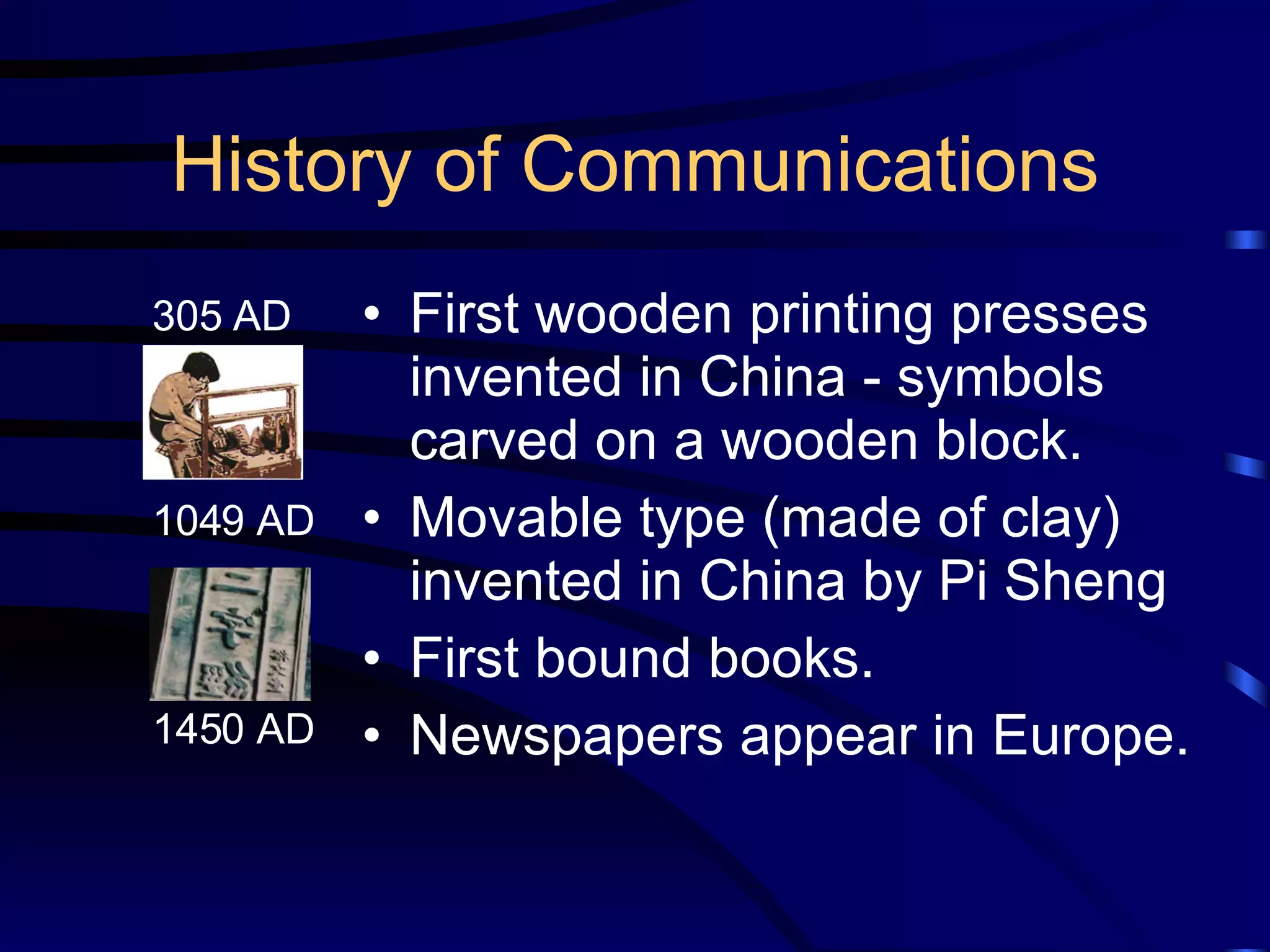 History Of Communications | PPT