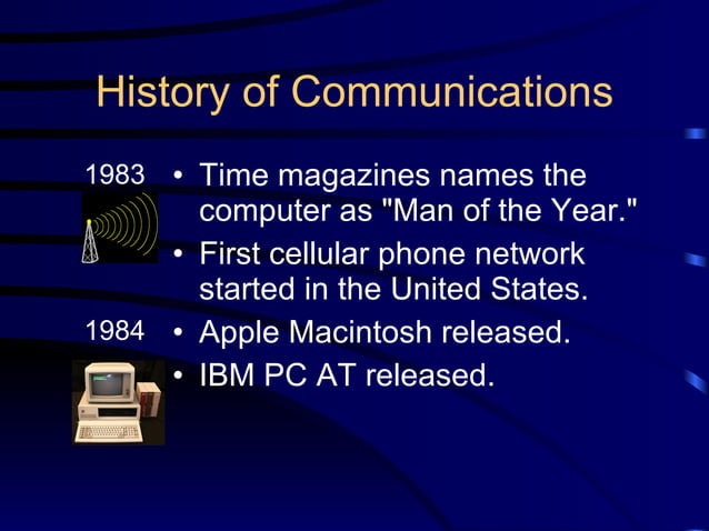 History Of Communications | PPT | History | Genres