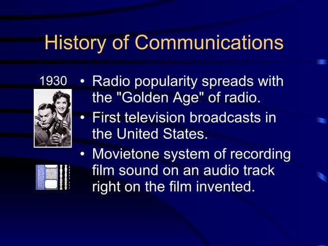 History Of Communications