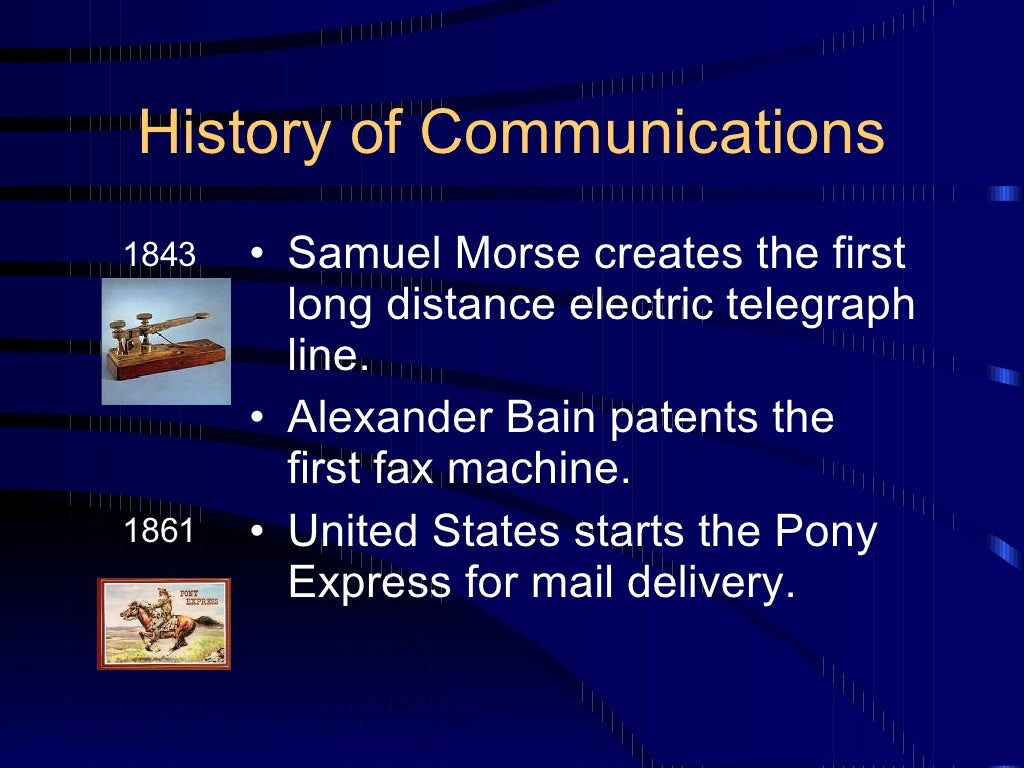 History Of Communications