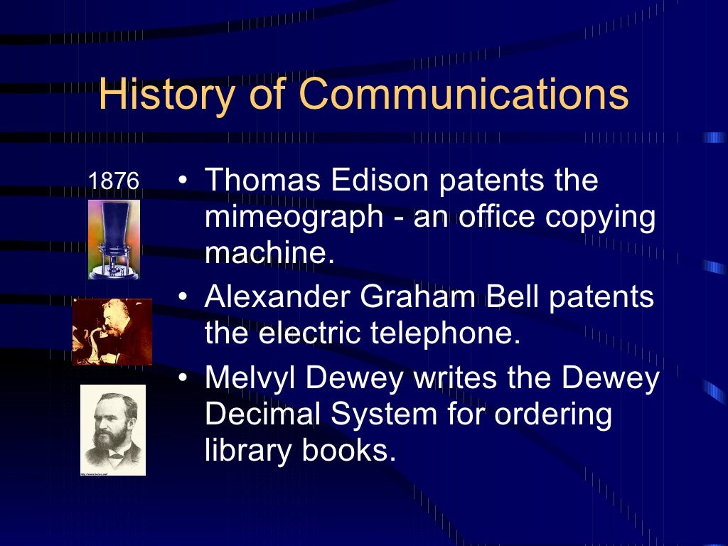 History Of Communications
