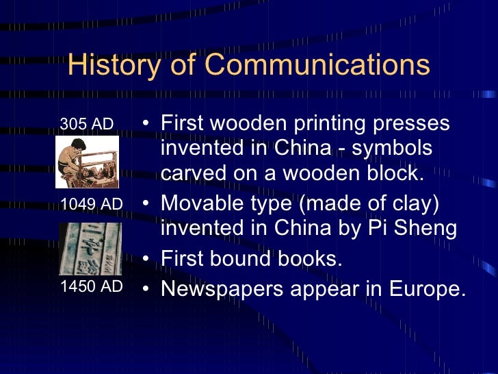 History Of Communications