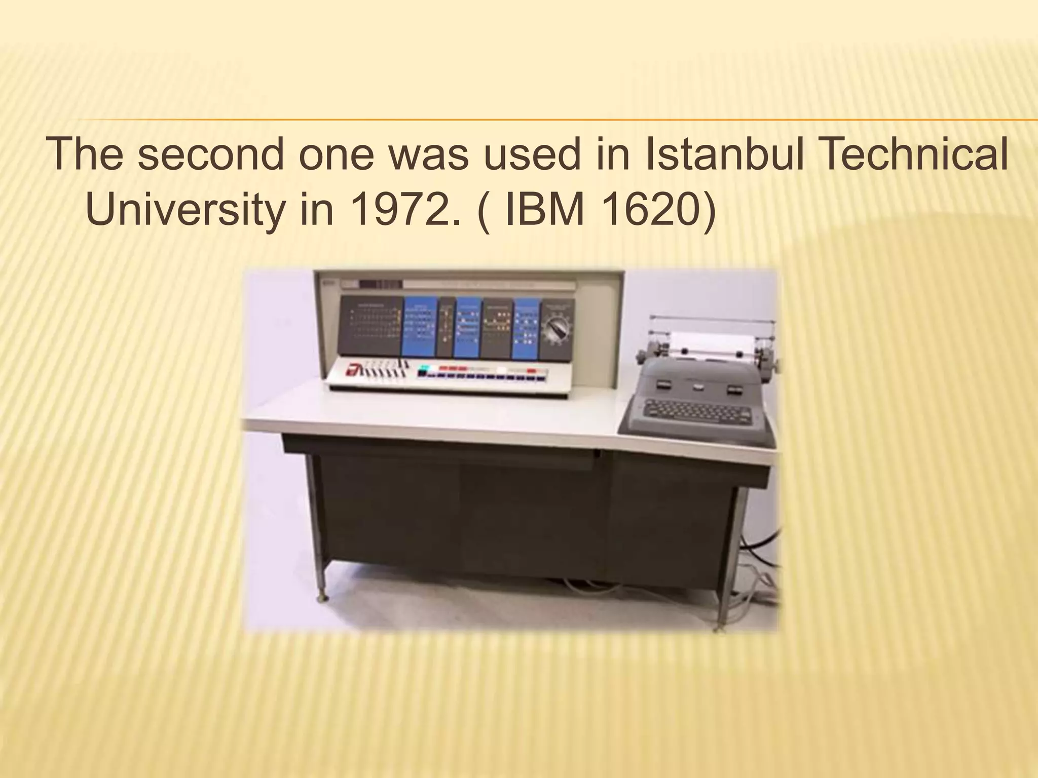 History of computers in turkey | PPTX