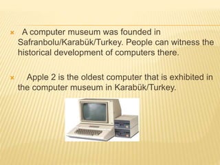 History of computers in turkey | PPTX