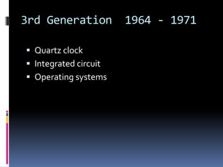 History of-computers by SHIVAM TYAGI | PPT