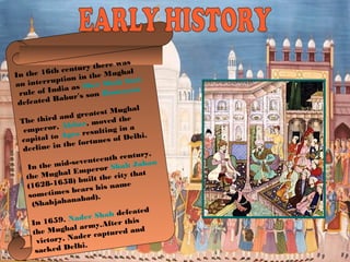 History of Delhi | PPT