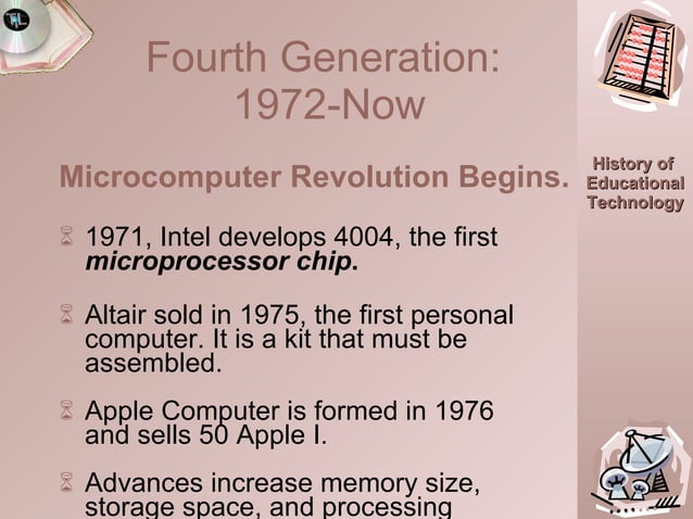 History Of Educational Technology | PPS | Computing | Technology & Computing