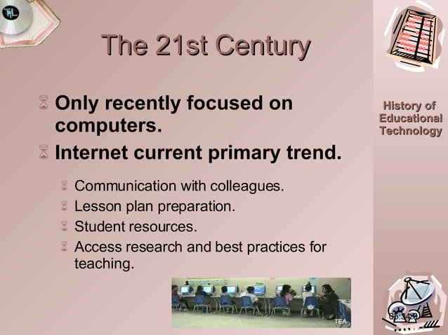 History Of Educational Technology | PPS | Computing | Technology & Computing