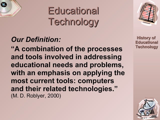History Of Educational Technology | PPS | Computing | Technology & Computing