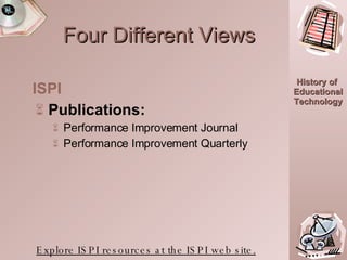 History Of Educational Technology | PPS