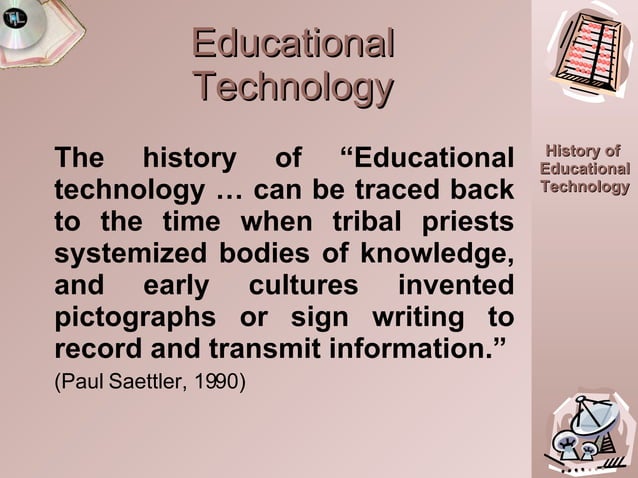 History Of Educational Technology | PPS | Computing | Technology ...