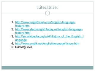 History of-english-part-ib | PPTX
