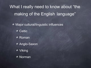 History of English Language | PPT
