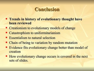 History of Evolution | PPT