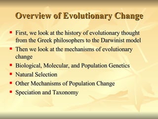 History of Evolution | PPT