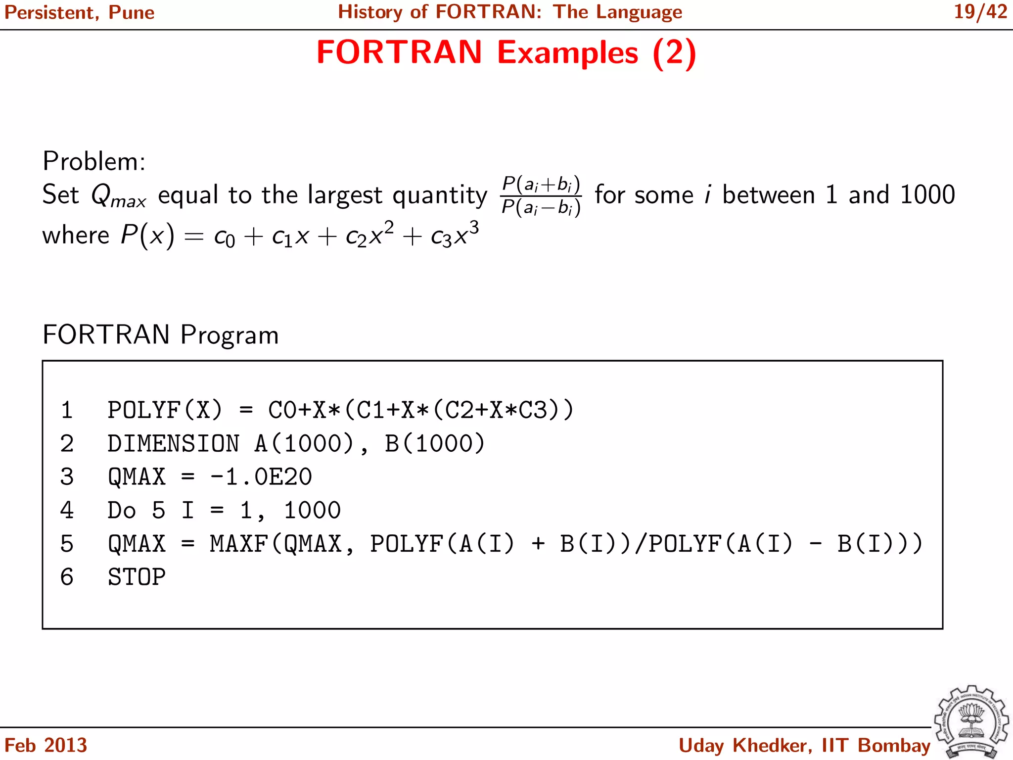 Early History of Fortran: The Making of a Wonder | Turing100@Persistent | PDF