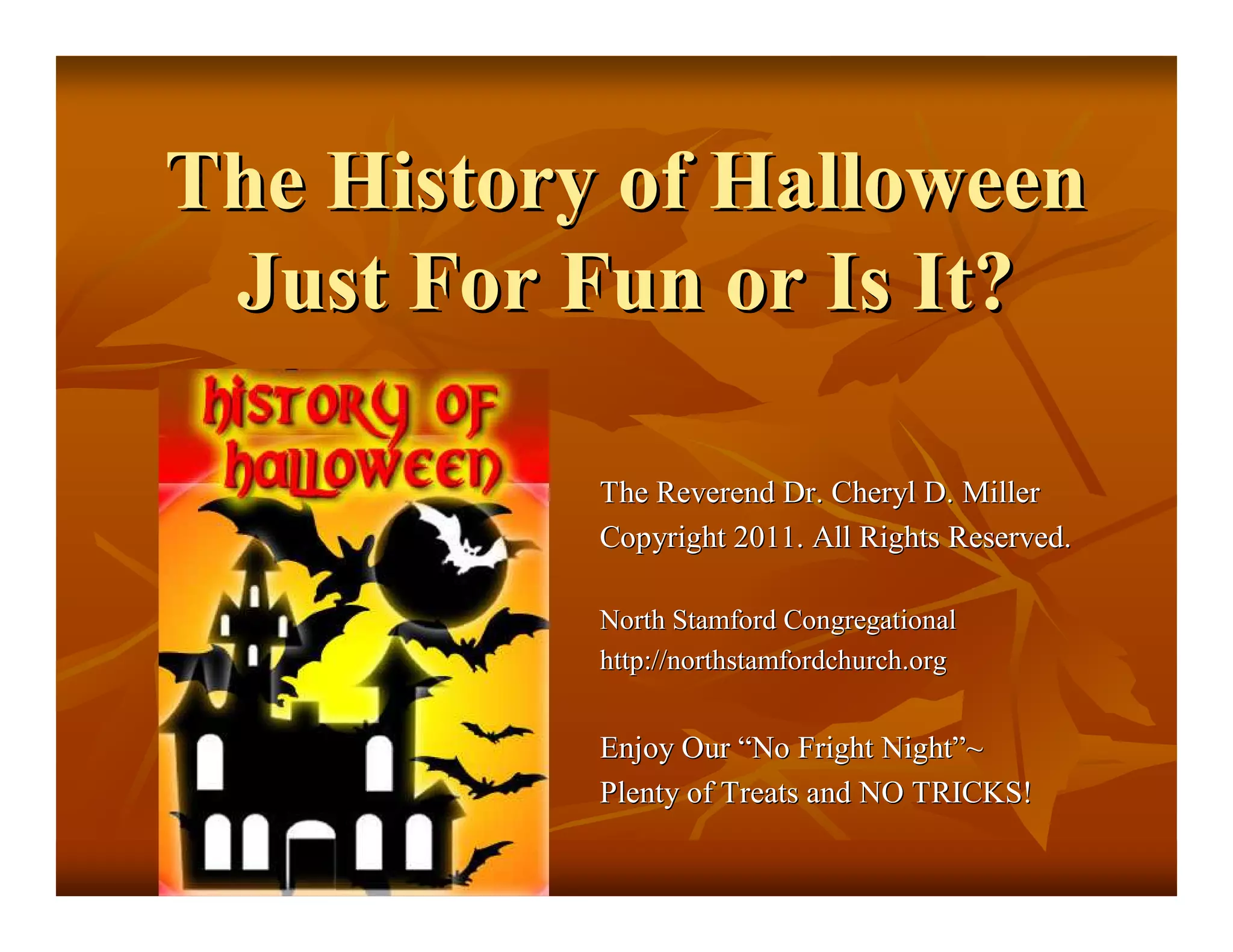 History Of Halloween | PPT
