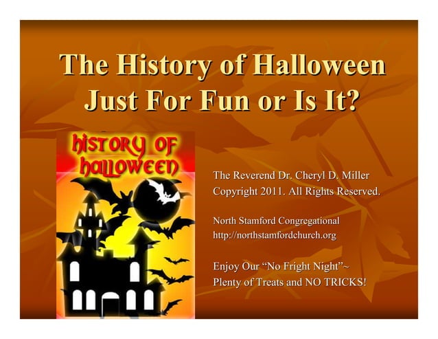 History Of Halloween | PPT