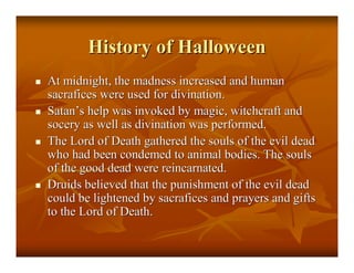 History Of Halloween | PDF | Christianity | Religion & Spirituality