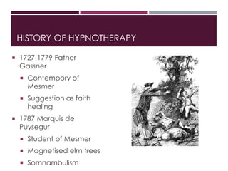 History of Hypnotherapy | PPTX