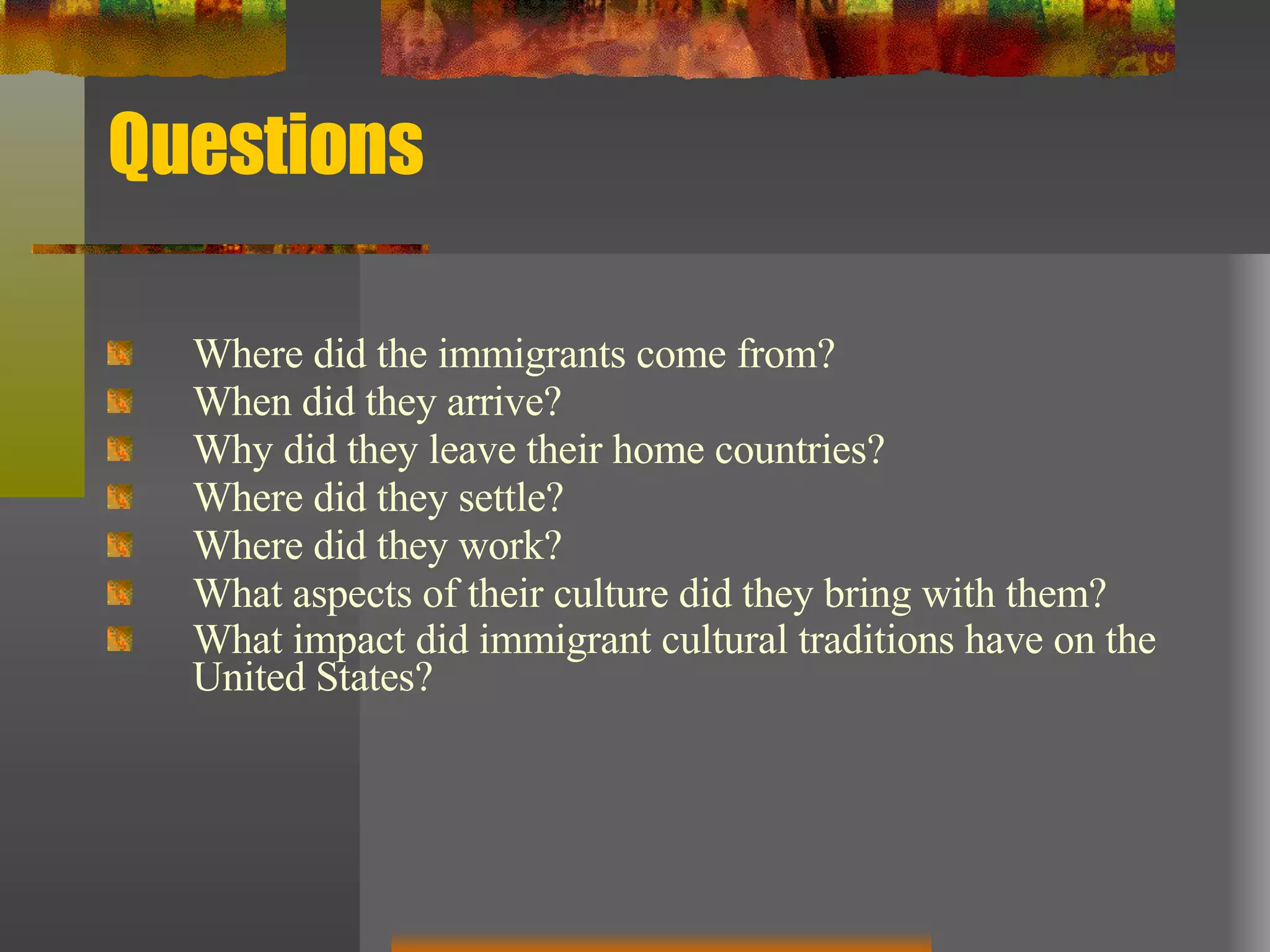 History Of Immigration | PPT
