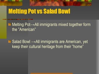 History Of Immigration | PPT