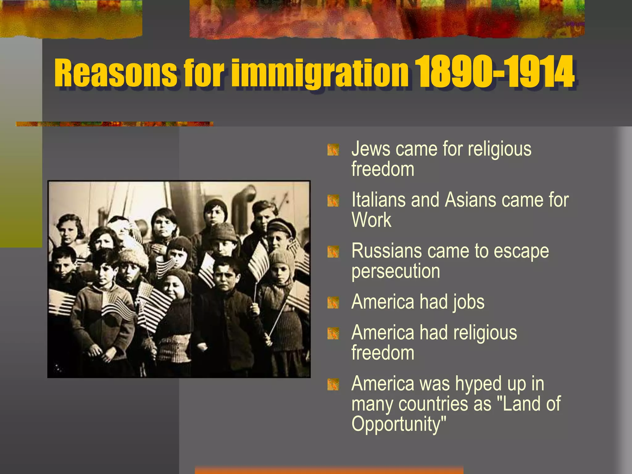 History of Immigration | PPTX