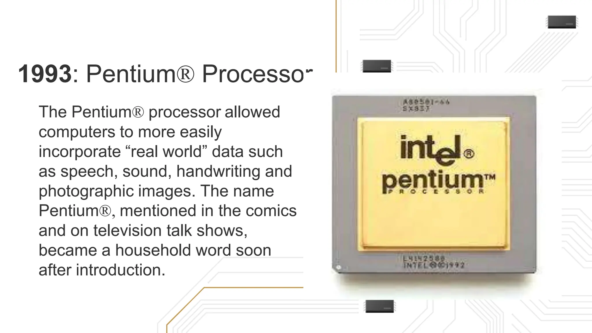 History-of-Intel-Microprocessor.ppt tx | PPTX | Desktops | Computing