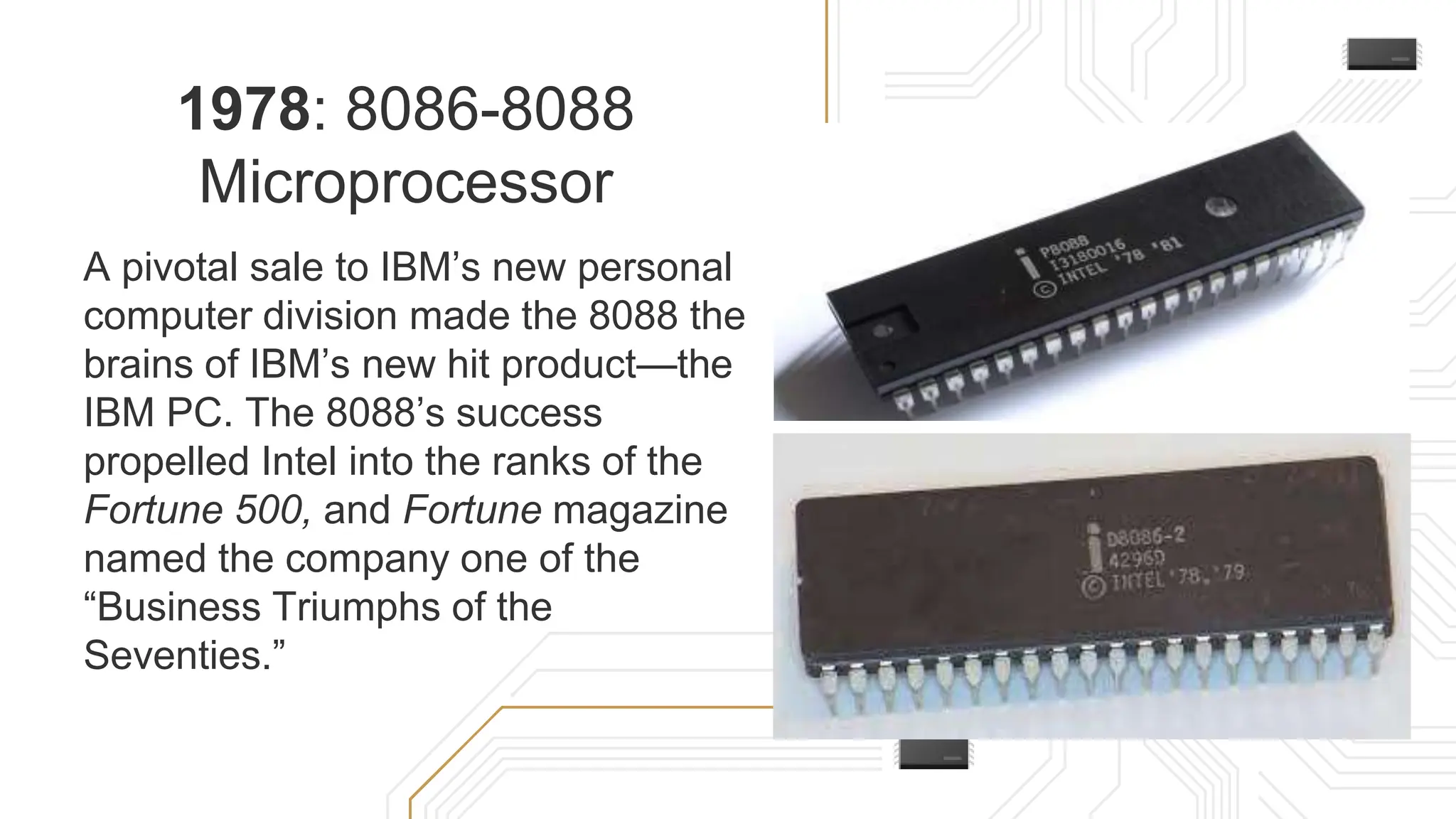 History-of-Intel-Microprocessor.ppt tx | PPTX | Desktops | Computing