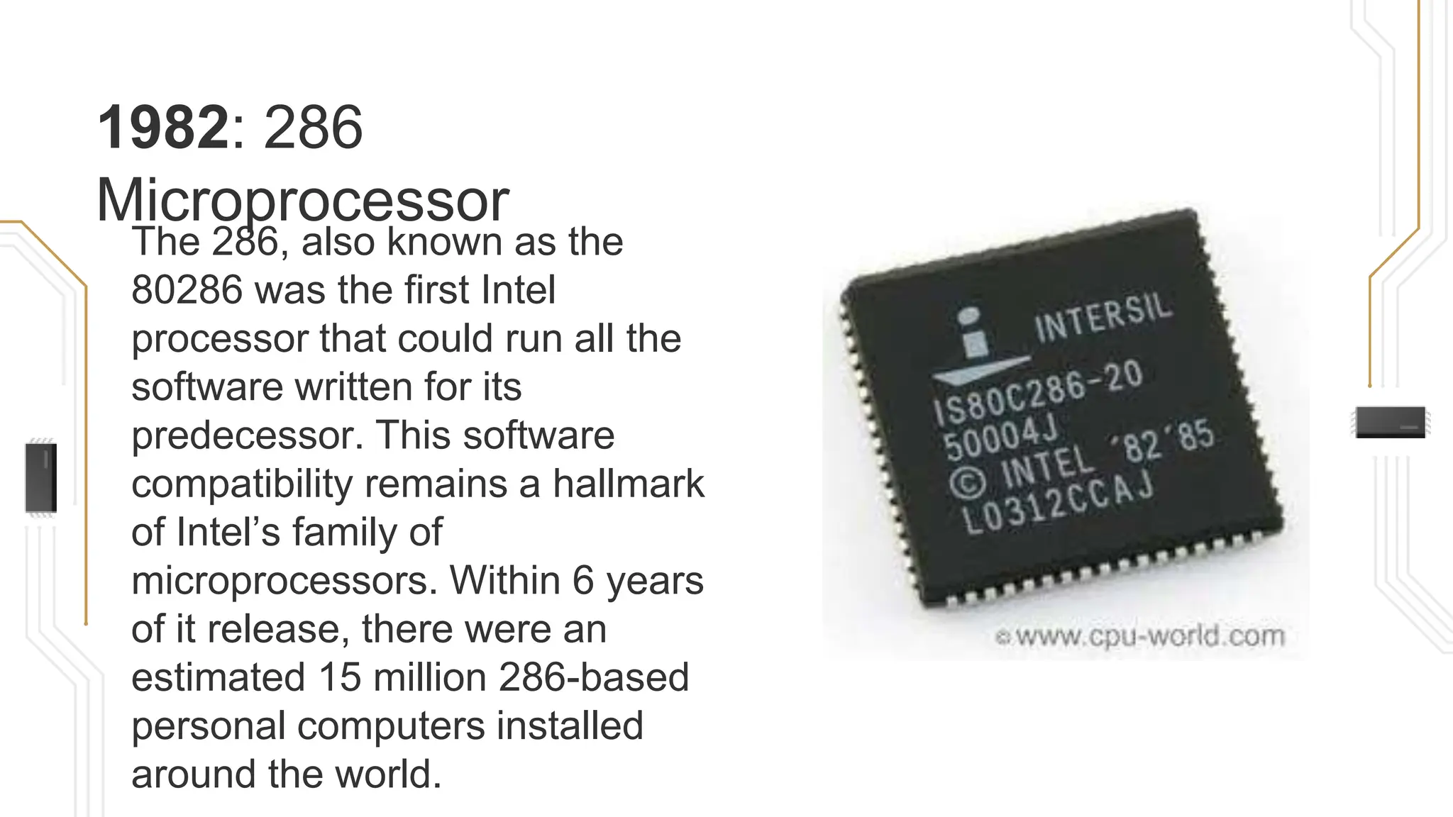 History-of-Intel-Microprocessor.ppt tx | PPTX | Desktops | Computing