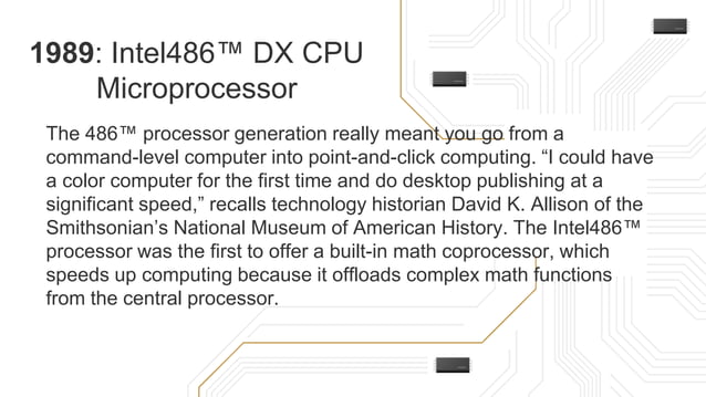 History-of-Intel-Microprocessor.ppt tx | PPTX | Desktops | Computing