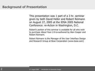 History of Interaction Design | PPT