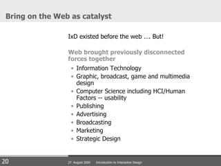 History of Interaction Design | PPT