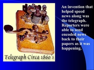 History of Journalism | PPT