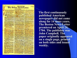 History of Journalism | PPT