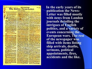 History of Journalism | PPT