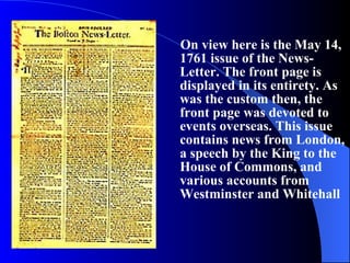 History of Journalism | PPT