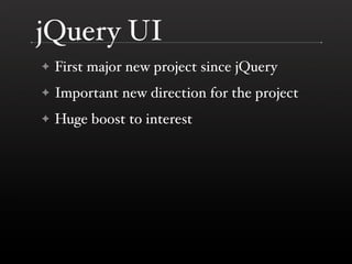 History of jQuery | PPT
