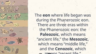 History-of-Life-on-Earth in General Biology | PPTX