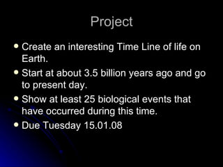 History Of Life On Earth | PPT