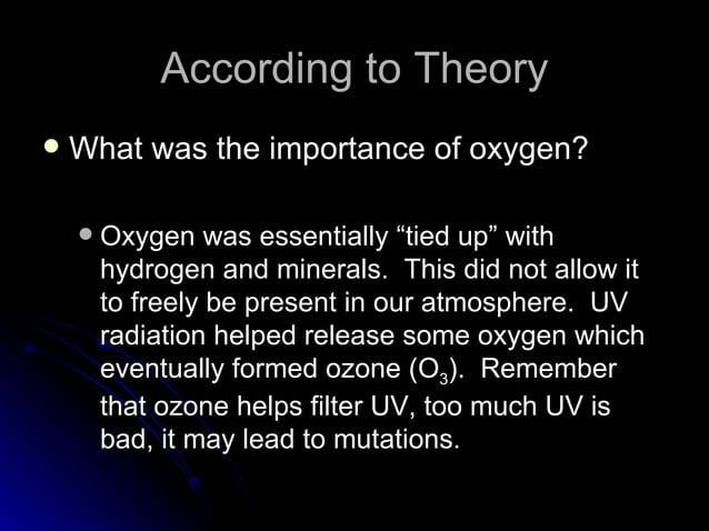 History Of Life On Earth