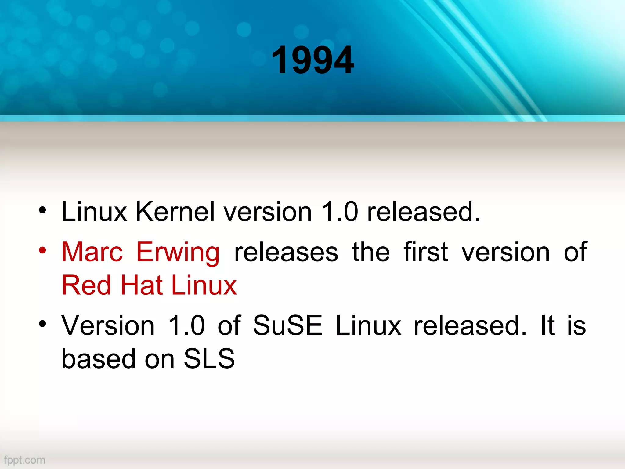 History of Linux | PPT