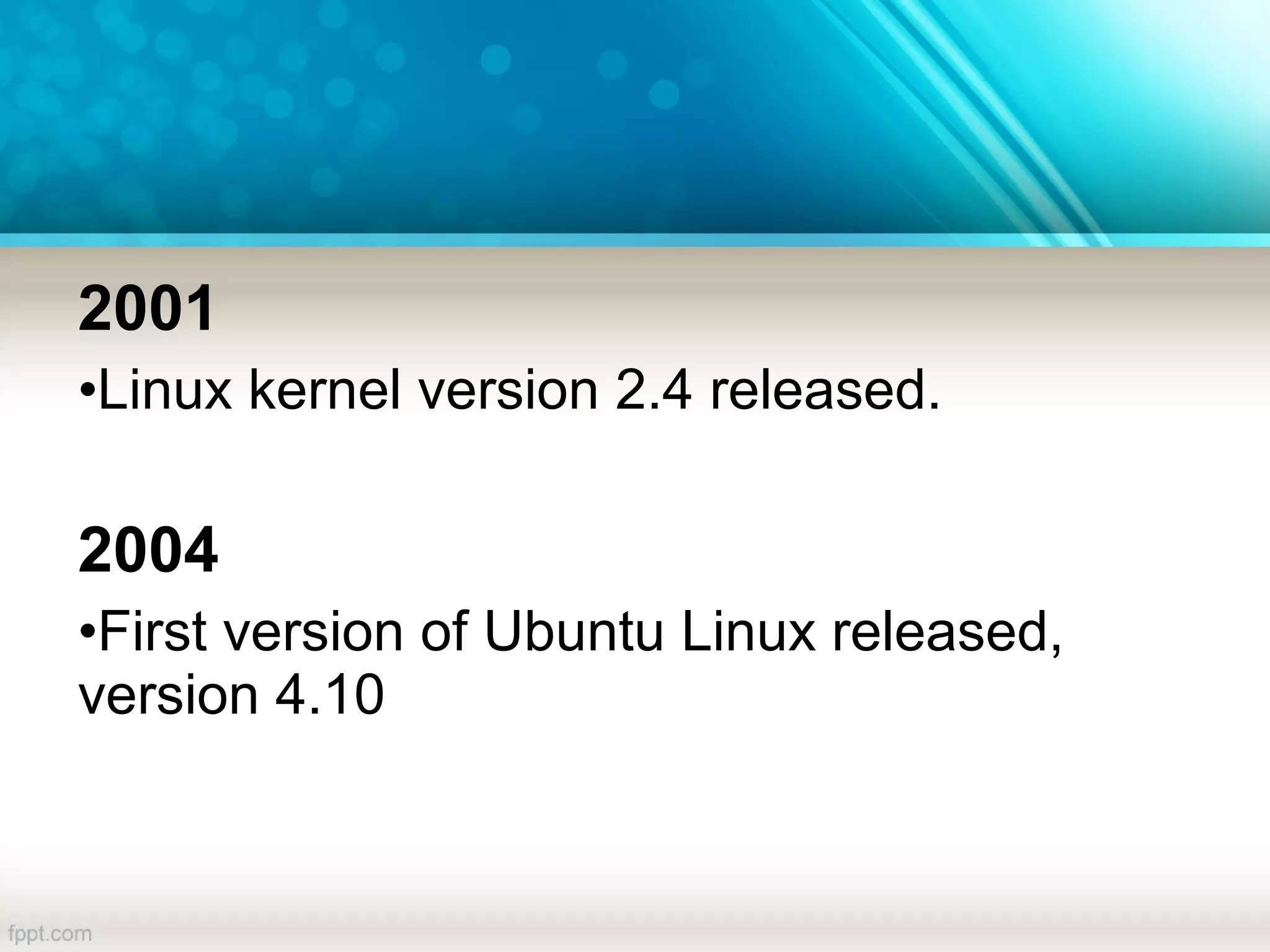 History of Linux | PPT