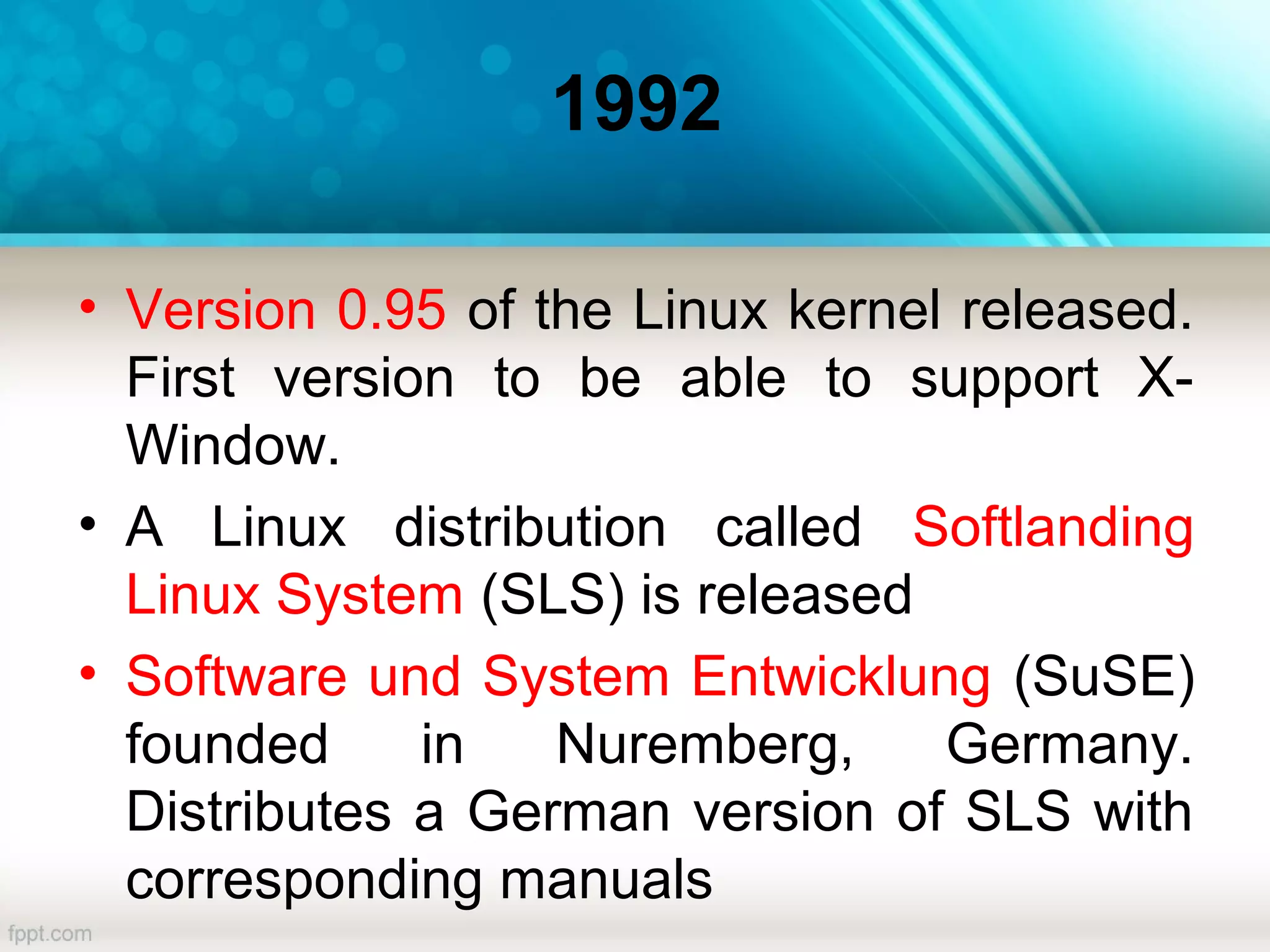 History of Linux | PPT