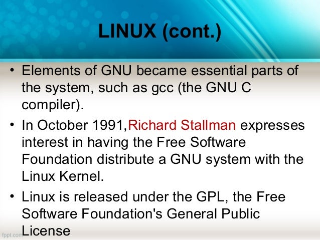 History of Linux