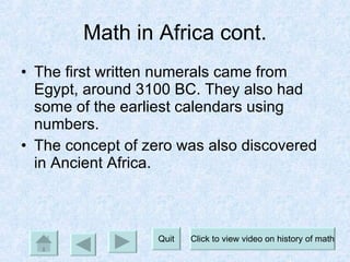 History Of Math | PPT