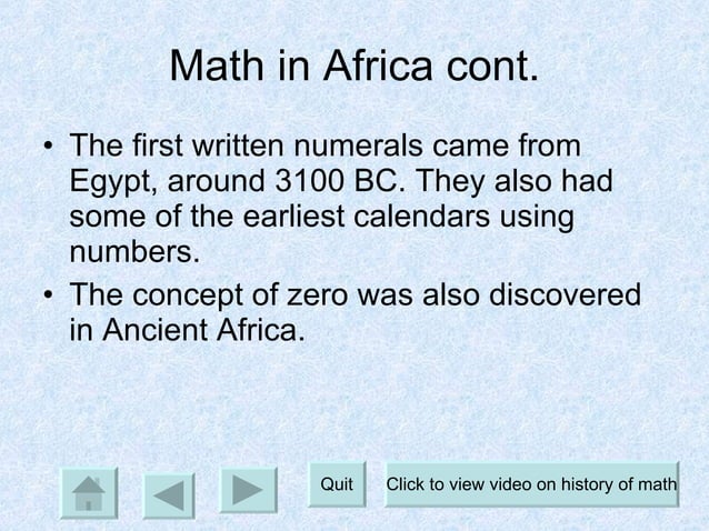 History Of Math | PPT