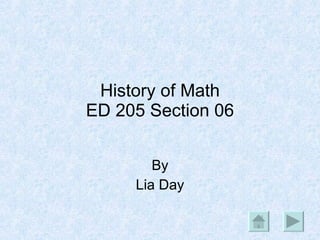 History Of Math | PPT
