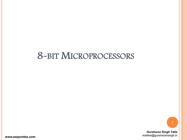 History of-microprocessors | PDF | Laptops | Computing
